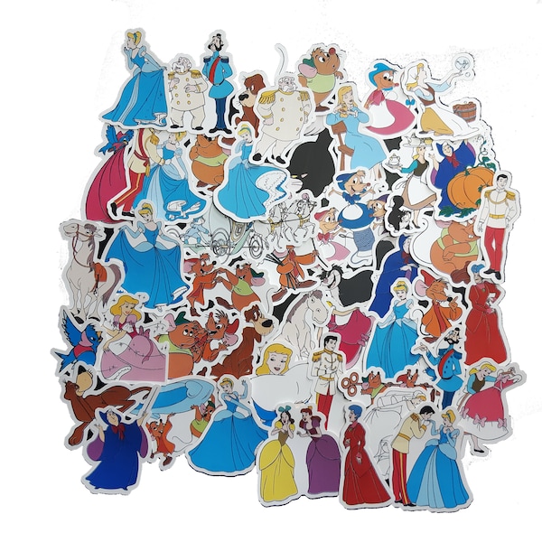 Cinderella Scrapbook Stickers - Etsy