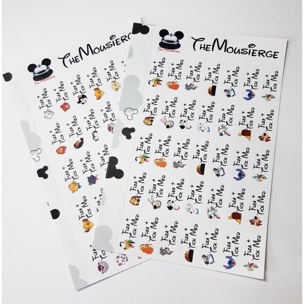 Flea and Tick Stickers - Etsy
