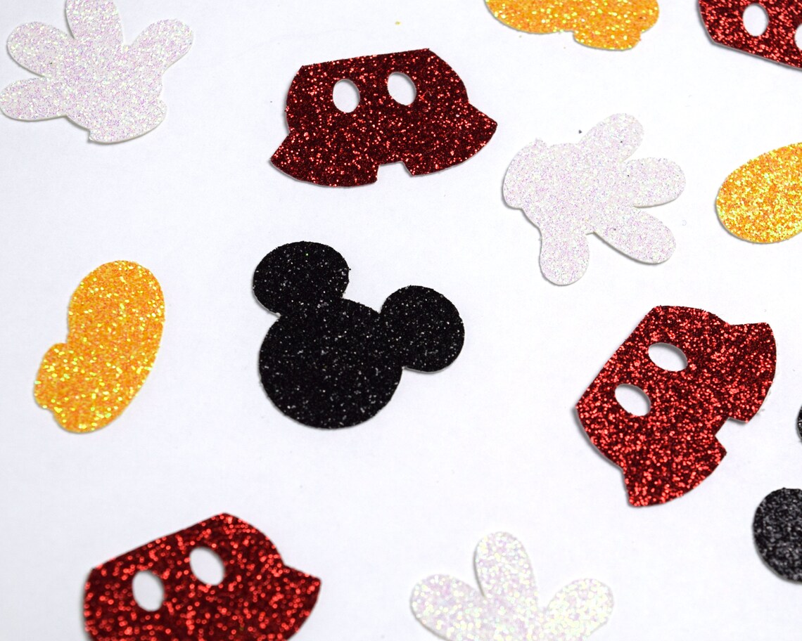 Mickey Mouse Confetti Mickey Confetti Mickey Mouse Party | Etsy