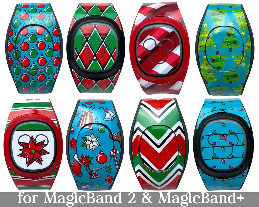Christmas Skins for Magicband 2.0 or Magicband+ | Holiday Magic Band ...
