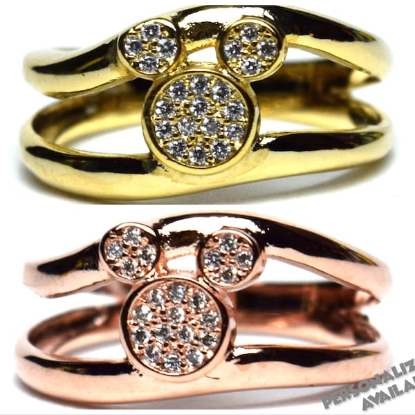 Mickey Mouse Ring - Etsy