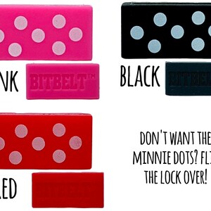 Minnie Mouse Polka Dot Band Locks for Magicband 2.0, Magicband+ and ...