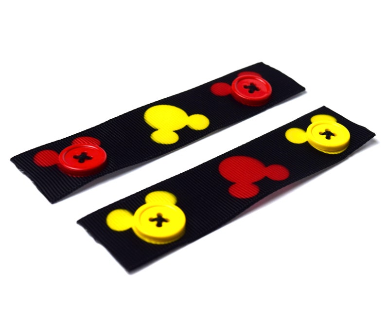 2 Mickey Mouse Mask Extenders Face Mask Ear Saver Disney | Etsy