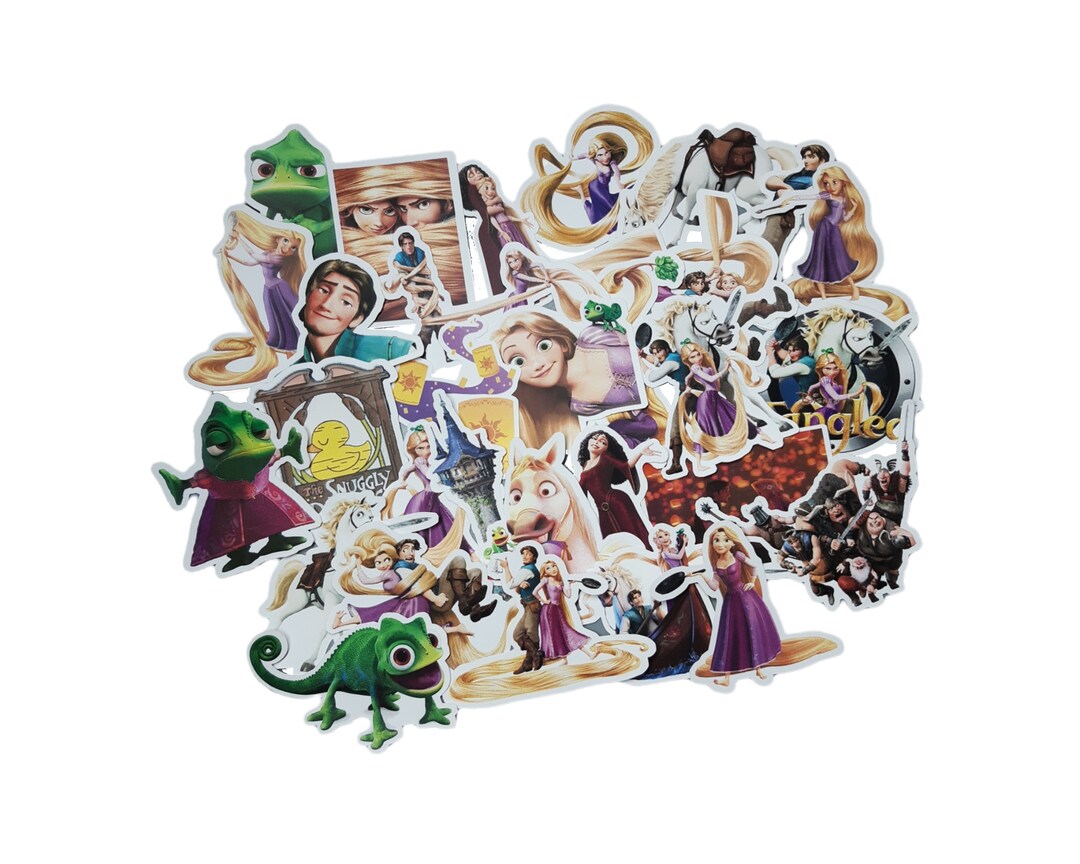 Tangled Stickers | Vinyl Sticker for Laptop, Scrapbook, Phone, Luggage ...