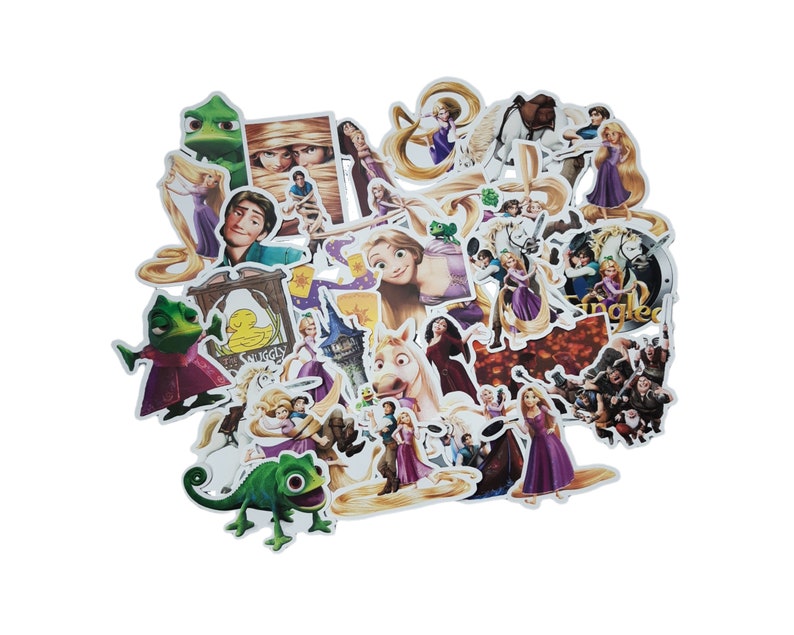 Tangled Stickers Vinyl Sticker for Laptop Scrapbook Phone - Etsy