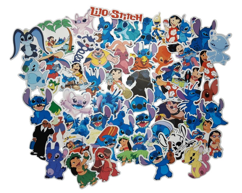 Lilo and Stitch Stickers Vinyl Sticker for Laptop - Etsy