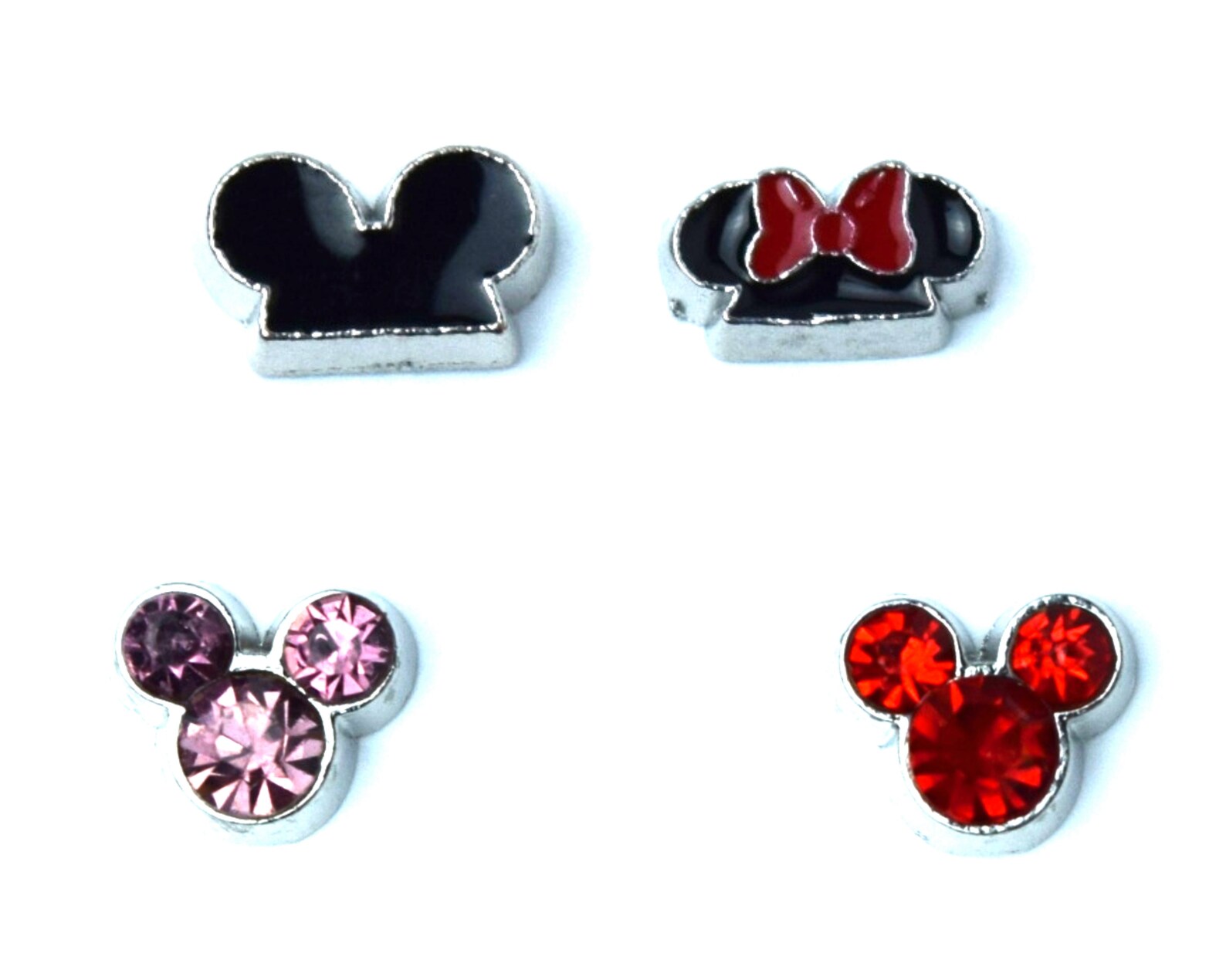 Disney Floating Charm Bracelet Mickey Mouse Floating Charm | Etsy