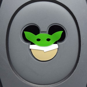Baby Yoda Decal for Magicband 2 or Magicband+ | Grogu Magic Band Decal ...