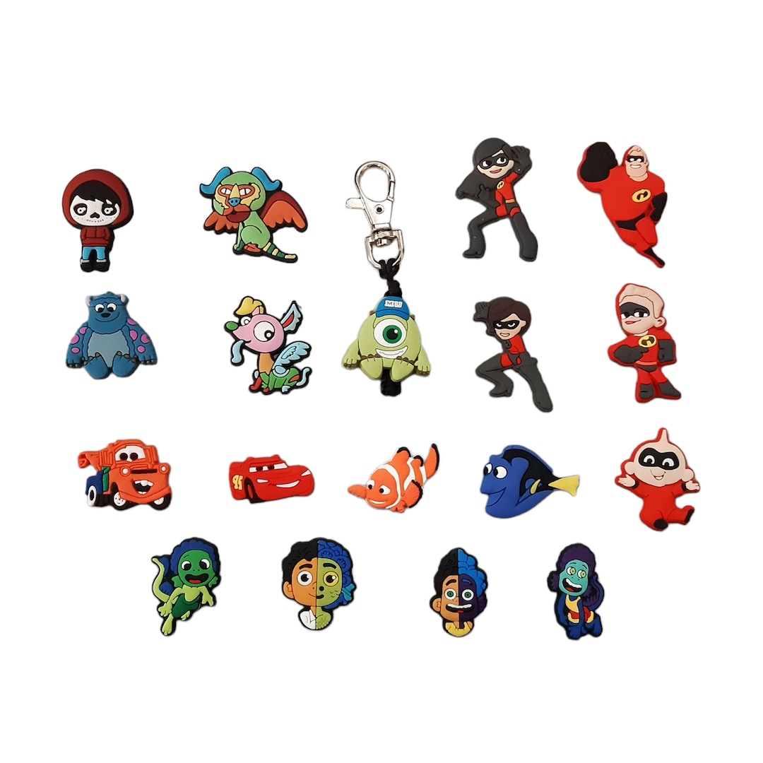 Pixar Zipper Pulls, Keychains, Bag Tags - Etsy
