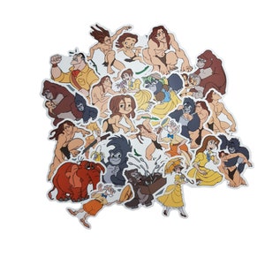 Tarzan Stickers | Vinyl Sticker for Laptop, Scrapbook, Phone, Luggage ...