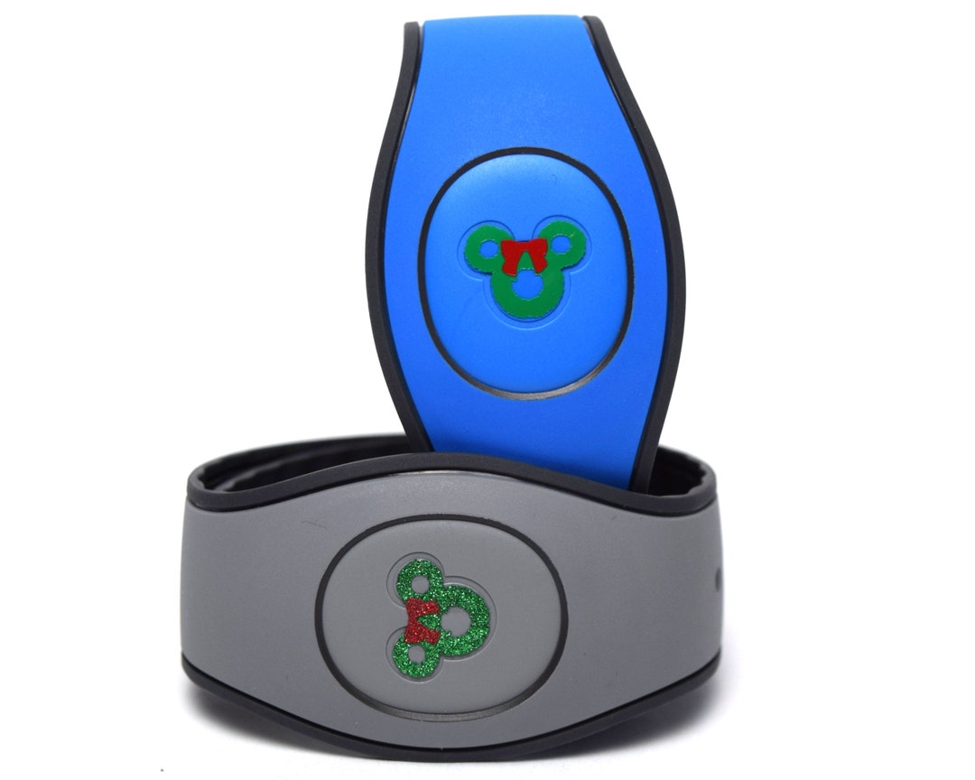 Mickey Wreath Decal for Magicband 2 or Magicband+ | Christmas Vinyl ...