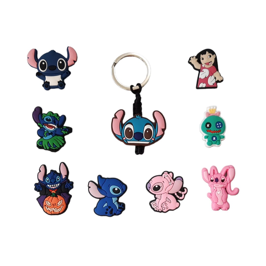 Lilo and Stitch Zipper Pulls, Keychains, Bag Tags - Etsy