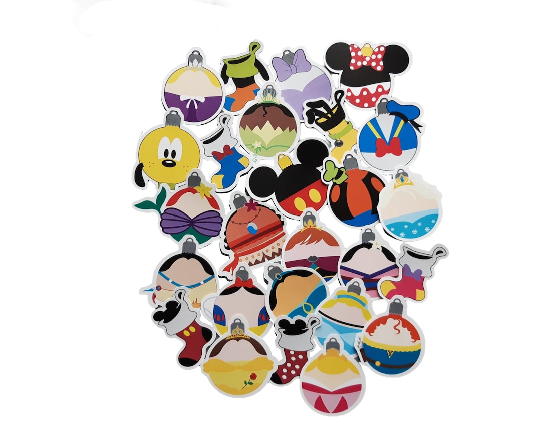 Ornament and Stocking Stickers | Vinyl Sticker for Laptop, Scrapbook ...