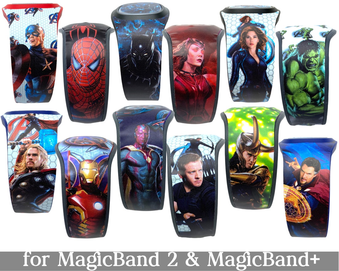 Avengers Skins for Magicband 2.0 or Magicband+ | Captain America, Black ...