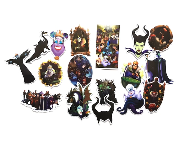 Villains Stickers Vinyl Sticker for Laptop Scrapbook | Etsy