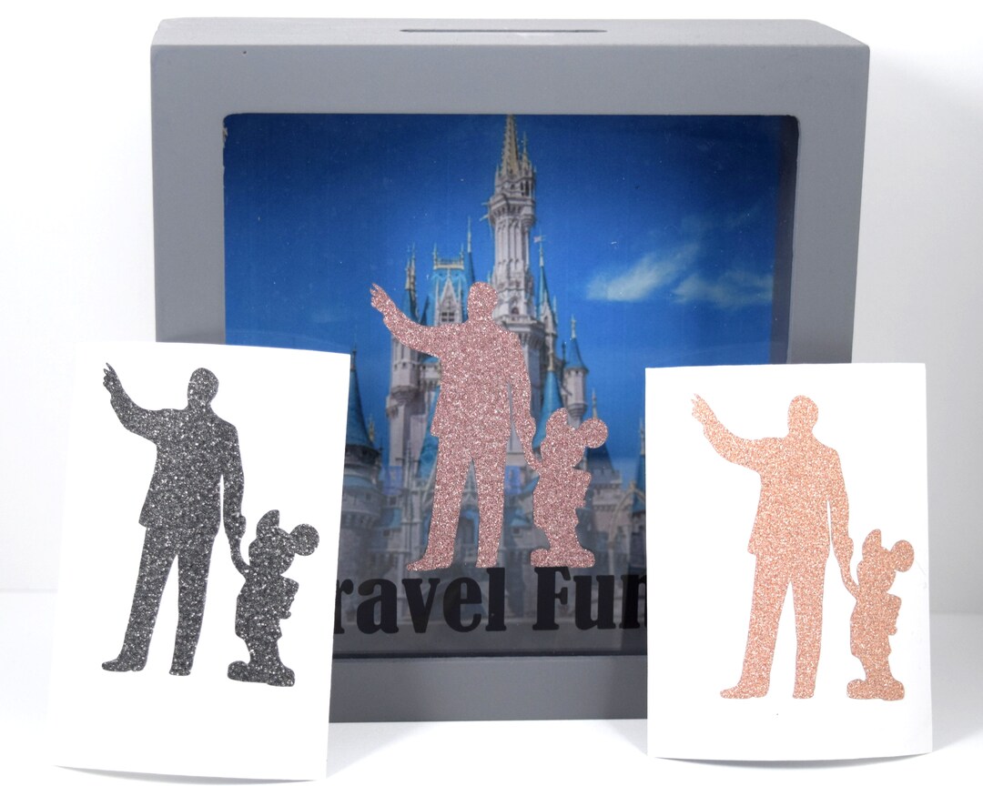 Disney Decal | Partners Statue Sticker | Mickey Mouse Decal | Walt ...