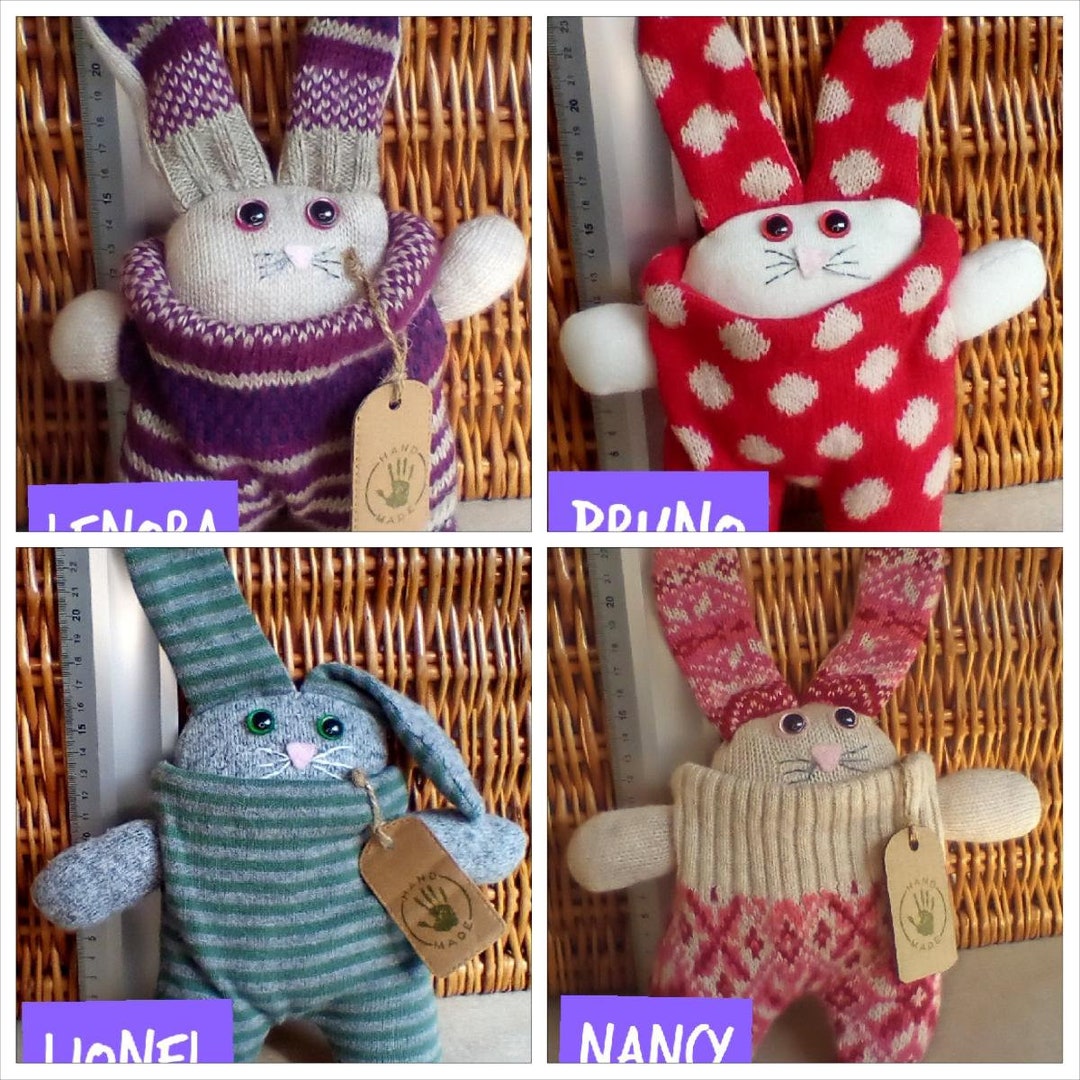 Rabbit, Bunny, Buddy Teddy, Worry Teddy, Comforter, Anxiety Support ...