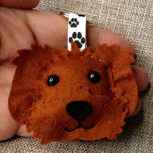 Felt, Labradoodle, Cockerpoo, Irishdoodle, Dog, Pup, Puppy, Key chain ...