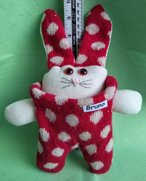 Rabbit Bunny Buddy Teddy Worry Teddy Comforter Anxiety - Etsy