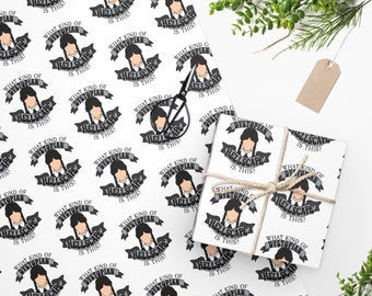 Wednesday Addams Wrapping Paper - Etsy