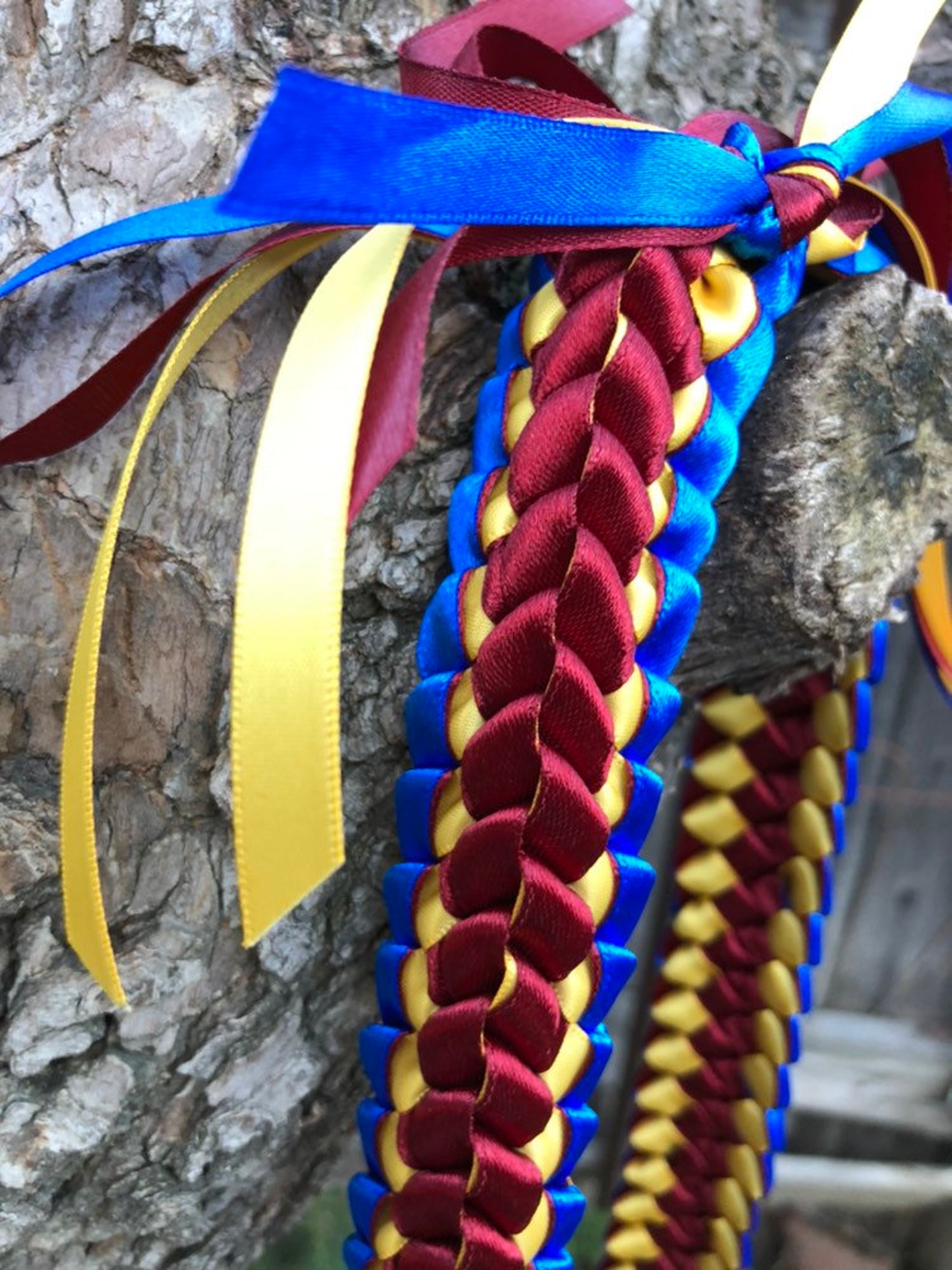 Customized Choose Your Colors Satin Triple Tri-color Ribbon - Etsy