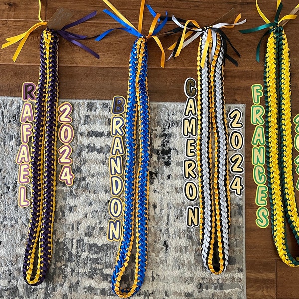 Name Lei for Graduation - Etsy