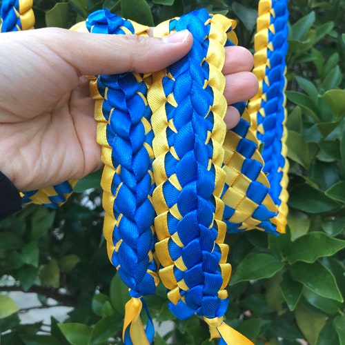 Double Braided Ribbon Graduation Lei | Etsy