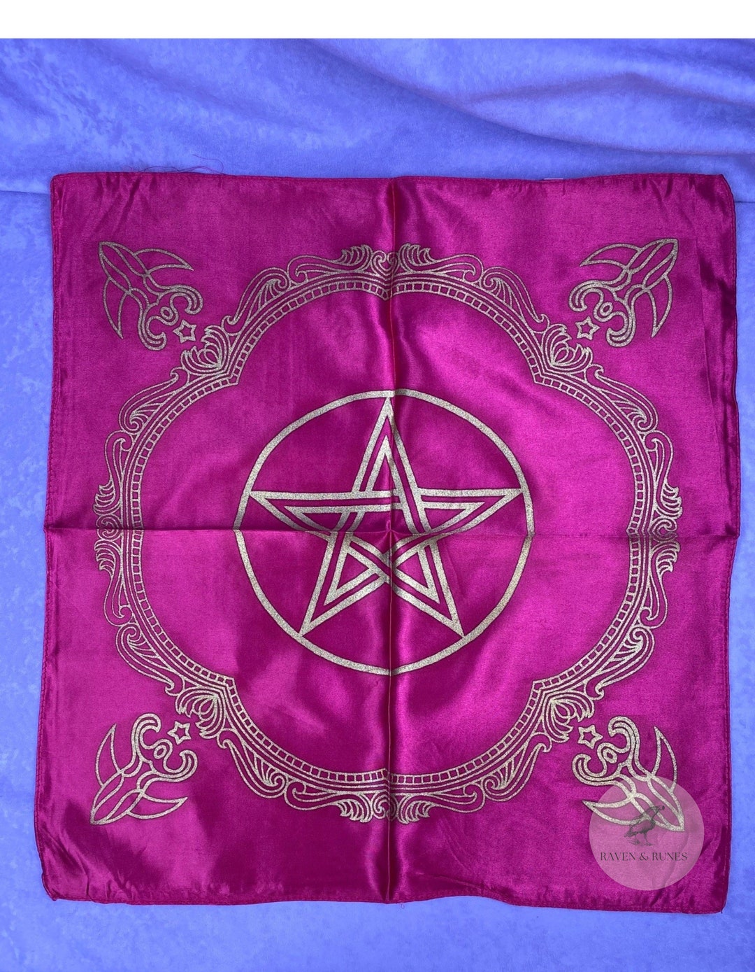 Altar Cloth Pentagram Pentacle Hot Pink Gold 21 X 21 Inches - Etsy