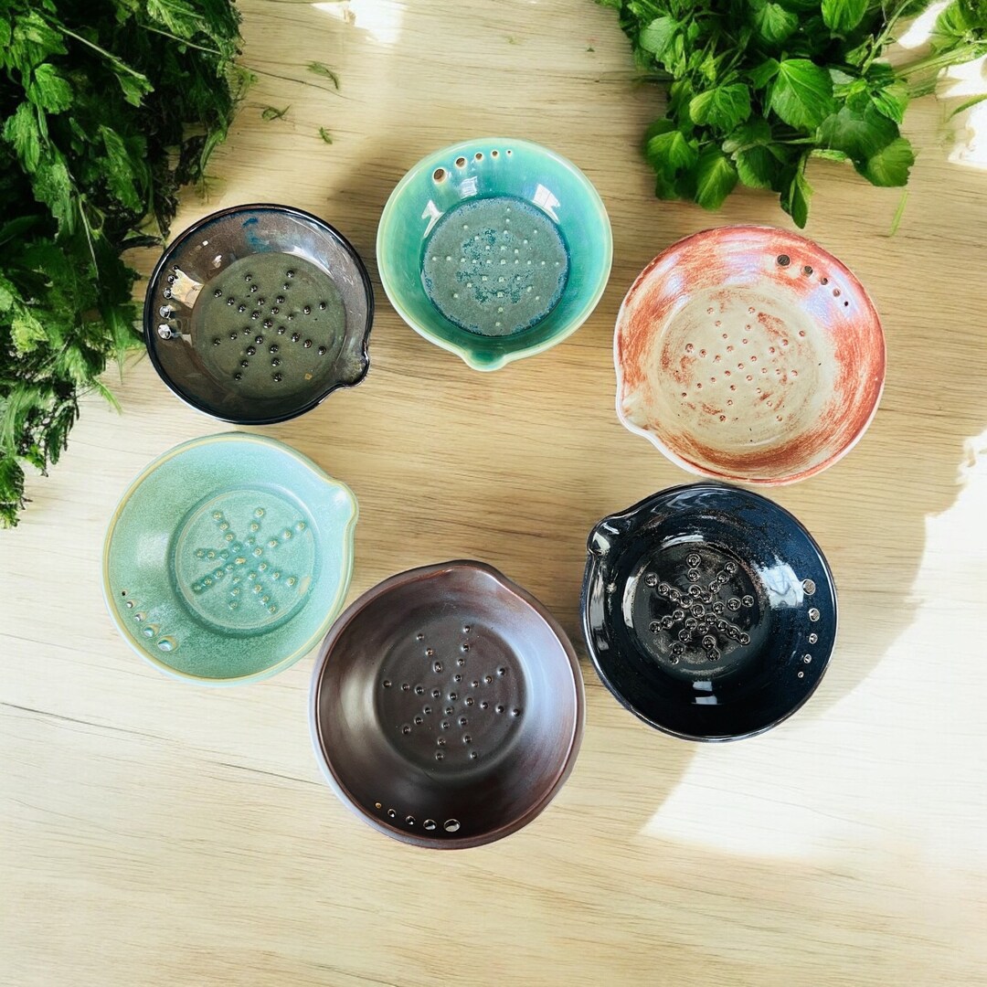 Herb Stripper and Garlic Grater Wheel Thrown-handmade-one of a Kind ...