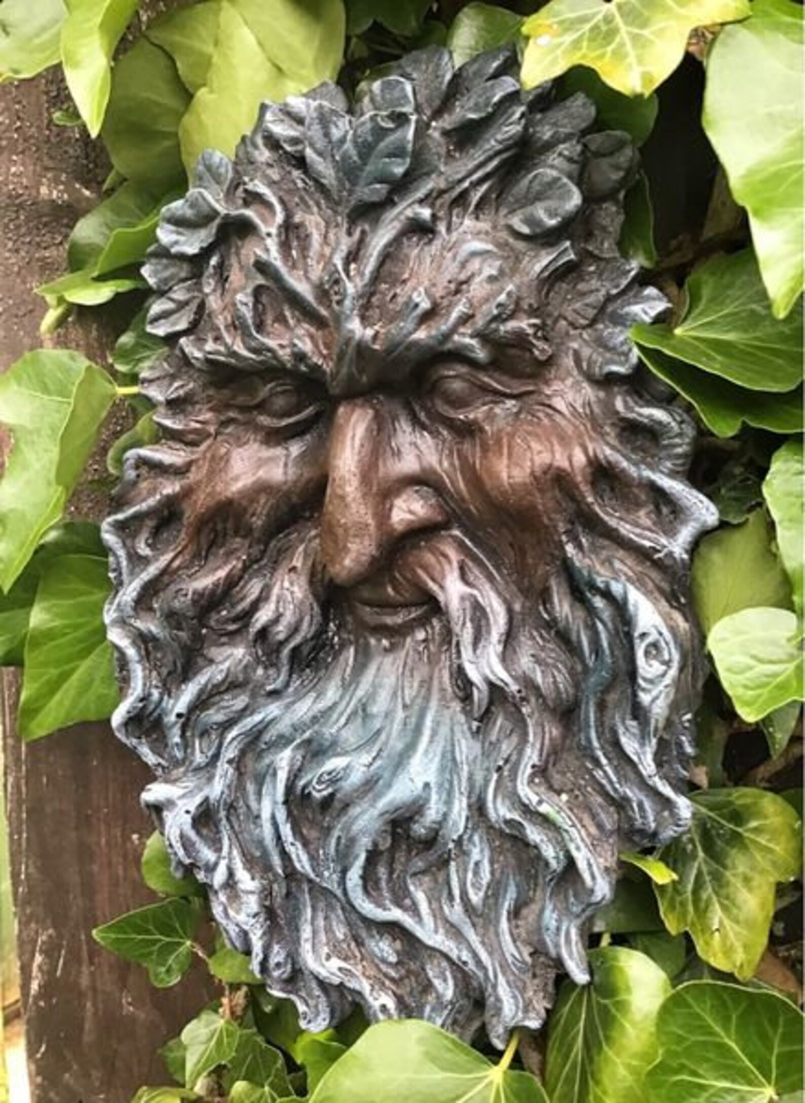 STONE Tree Ent Face Garden Ornament Wall Plaque Sculpture | Etsy