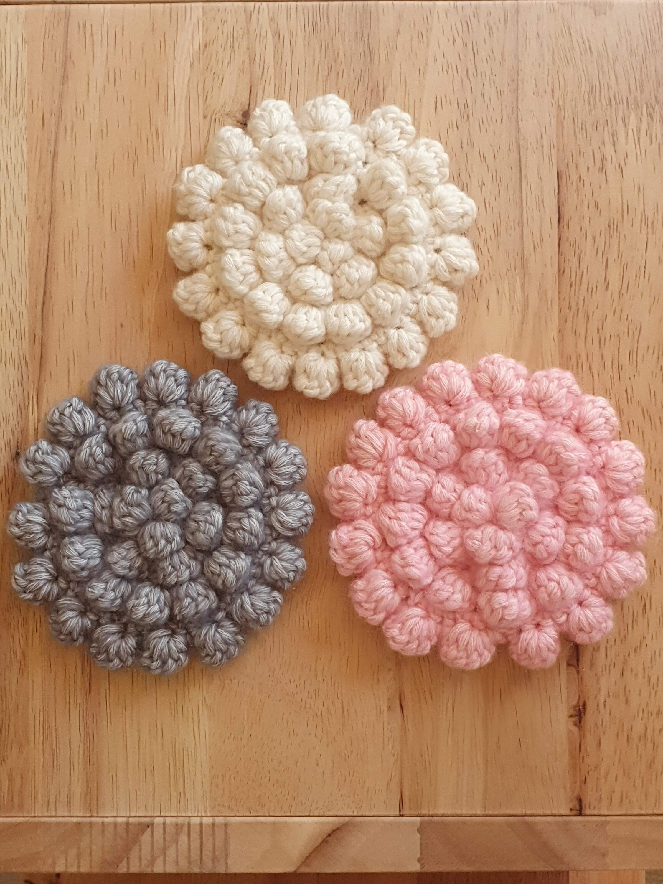 Crochet Pattern Bobble Coaster - Etsy