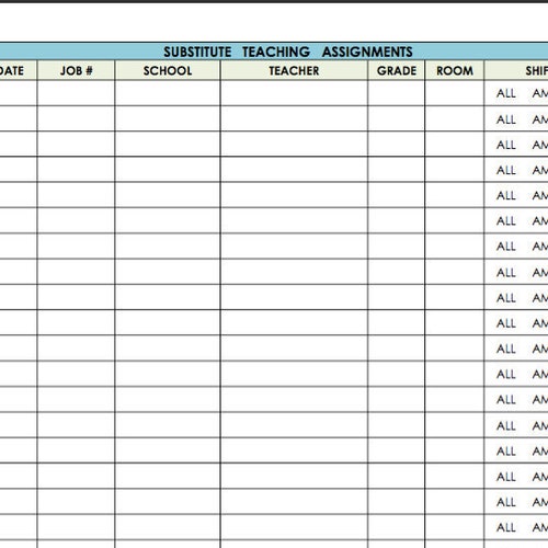 Substitute Teacher Note Substitute Teacher Substitute - Etsy