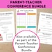 Editable Parent-teacher Conference Sign-up Flyer Form to Share With ...