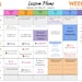 Printable Weekly Lesson Plans, Editable Google Slide, Digital Download ...