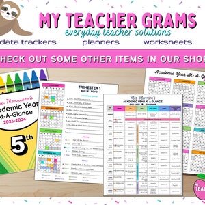 Printable Weekly Lesson Plans - Etsy