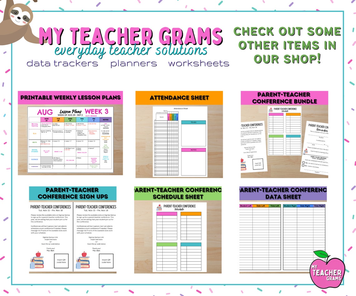 Printable Weekly Lesson Plans Jul 2025- Jul 2027, Digital Download ...