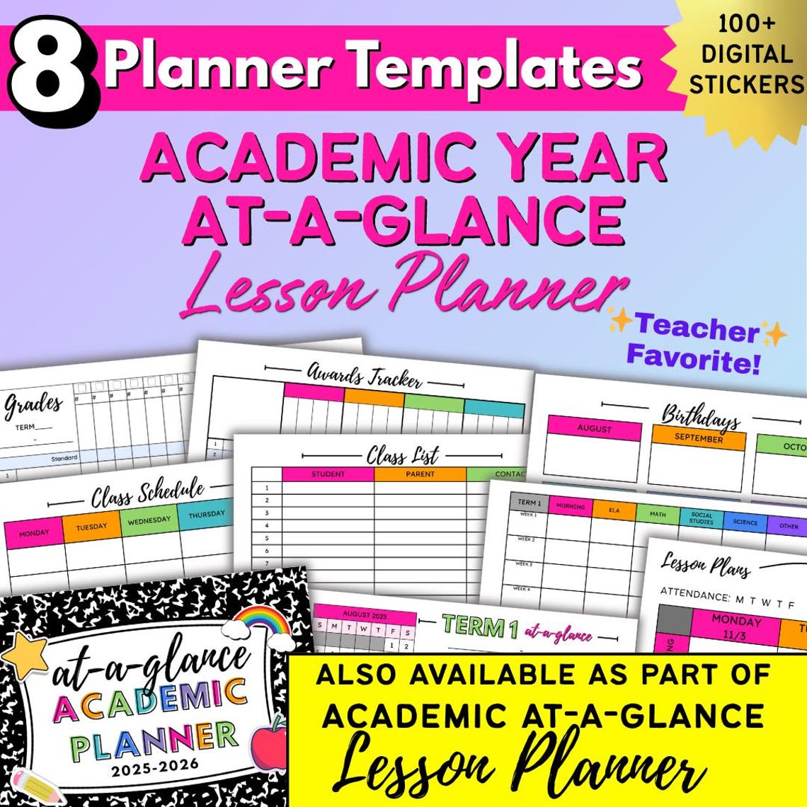 2025-2026 Academic Year At-a-glance Calendar | Year at a Glance ...
