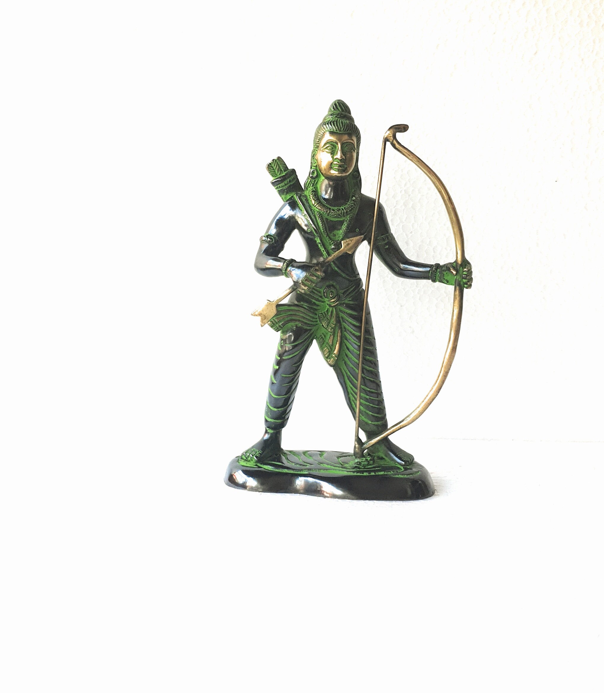 Brass Lord Rama Idol Ram Statue Murti - Etsy