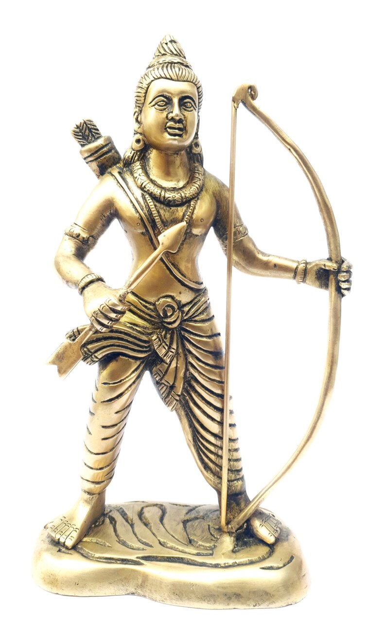 Brass Lord Rama Idol Ram Statue Murti - Etsy