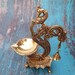 Brass Peacock Diya With Multiple Oil Wicks Brass Peacock - Etsy