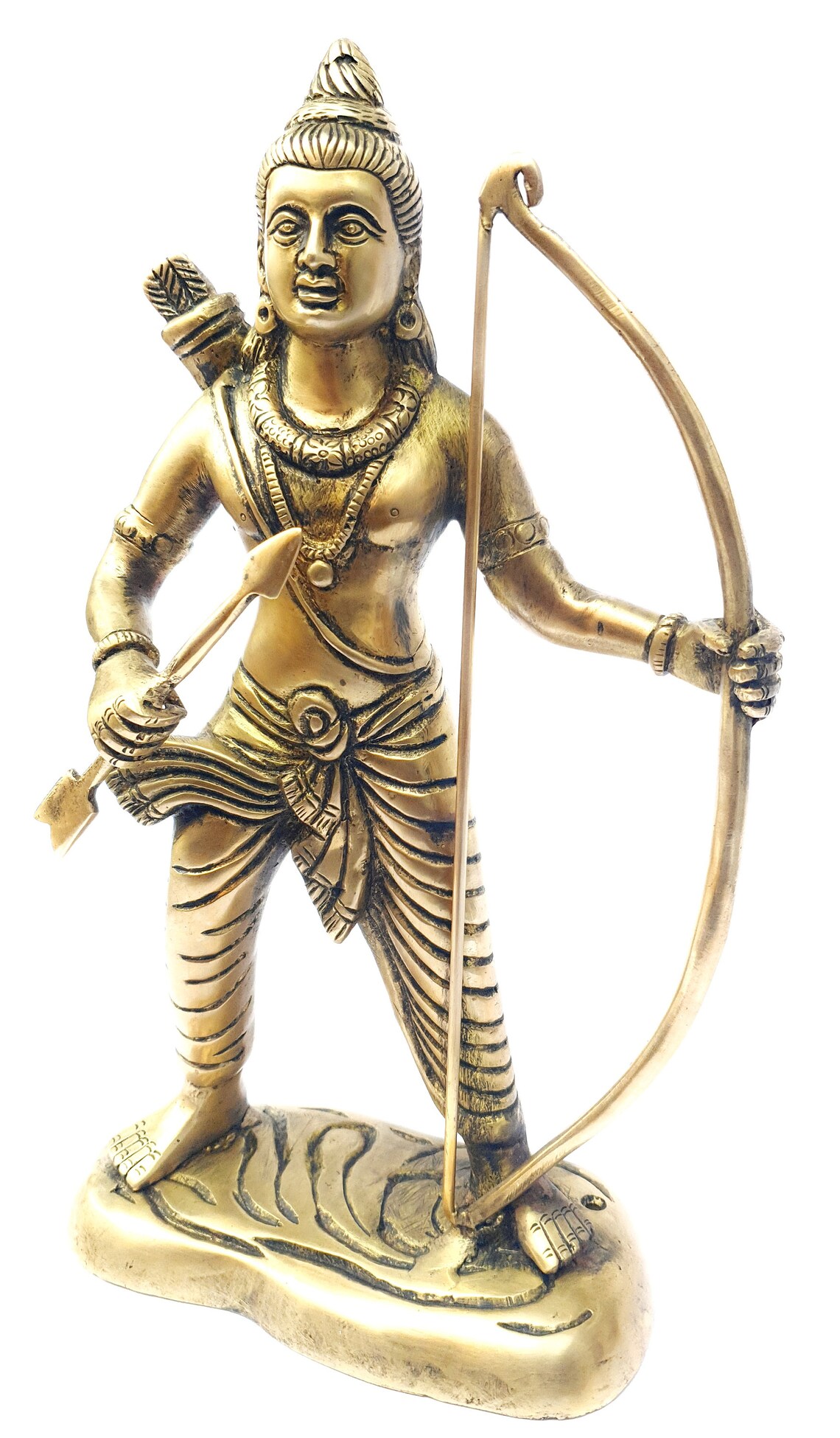 Brass Lord Rama Idol Ram Statue Murti - Etsy