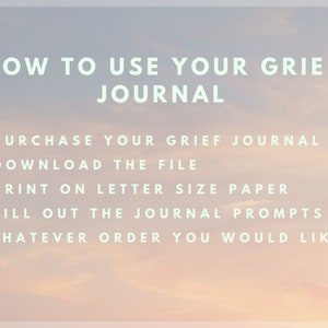 Grief Therapy Journal: Writing Through Grief, Loss of a Loved One ...
