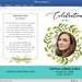 Turquoise Funeral Program Template Microsoft Word Modern Funeral ...