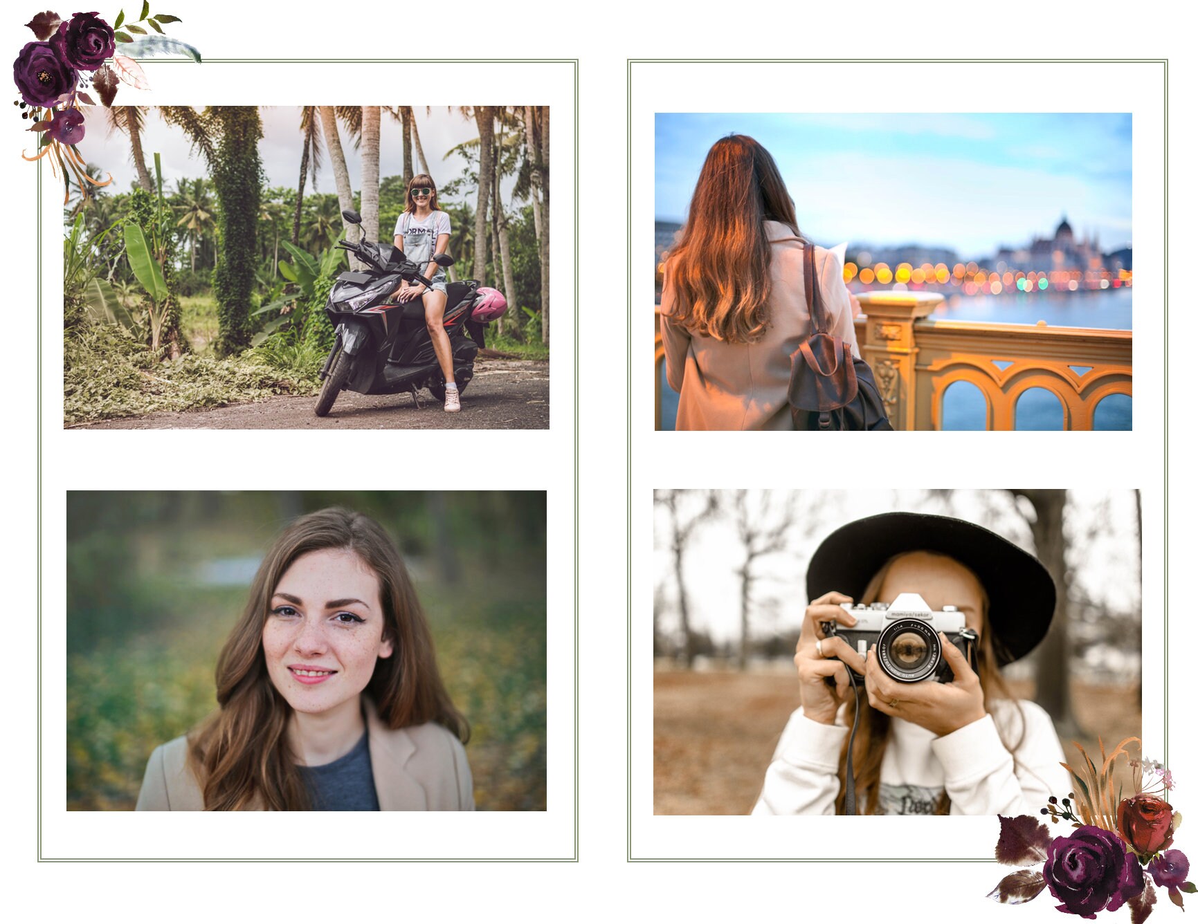 Funeral Program Template for Woman Funeral Program Booklet 8 - Etsy Canada