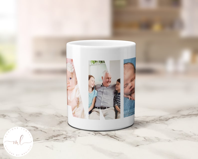 Personalised Grandpa Photo Collage Mug, Grandpa Mug, Grandad Mug ...