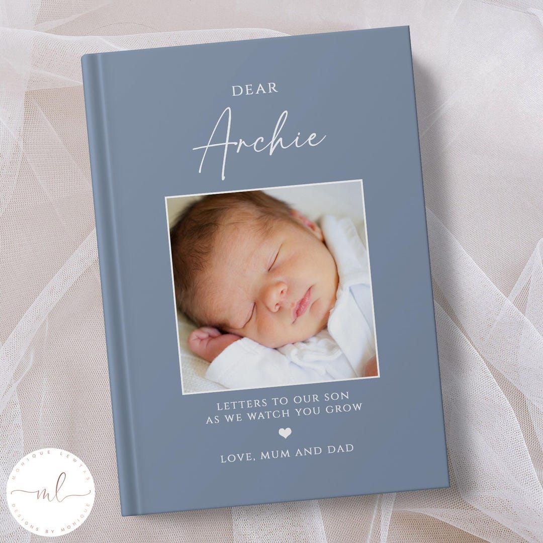 Personalised Letters to My Son Notebook With Photo, Dear Son Journal ...