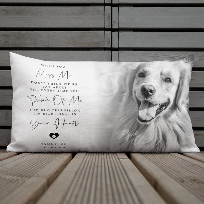 Pet Memorial Pillow - Etsy