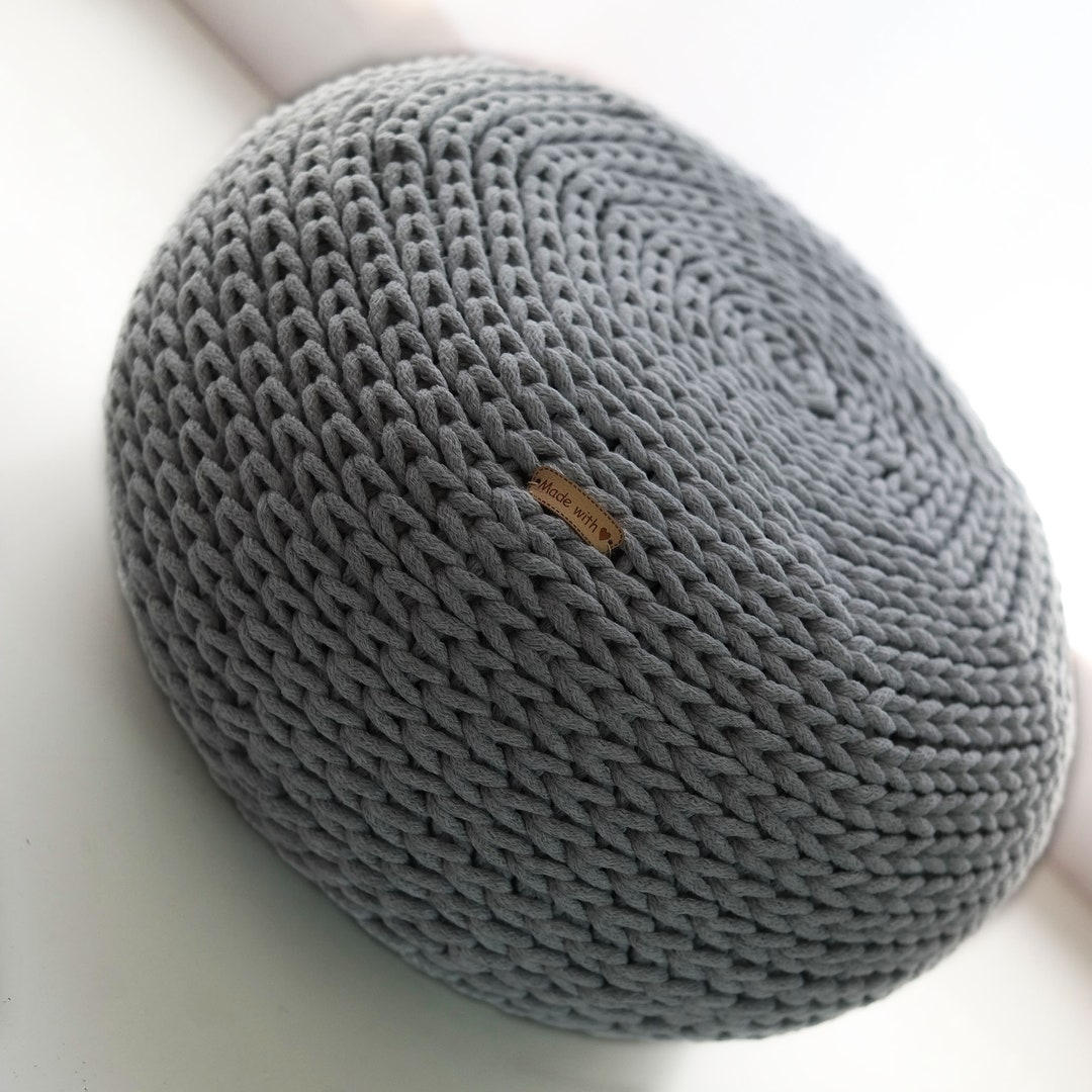 Pufa, Handmade , PUF, Scandi, Crochet Pouf, Pufa Pleciona, Ottoman ...