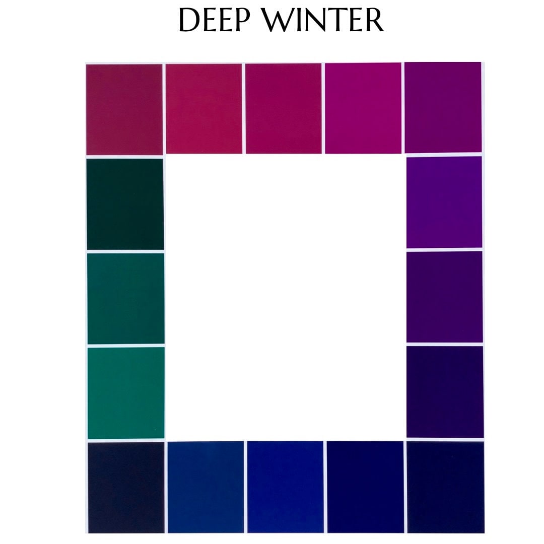 Deep Winter -digital Colour Palette-51 Pages. - Etsy