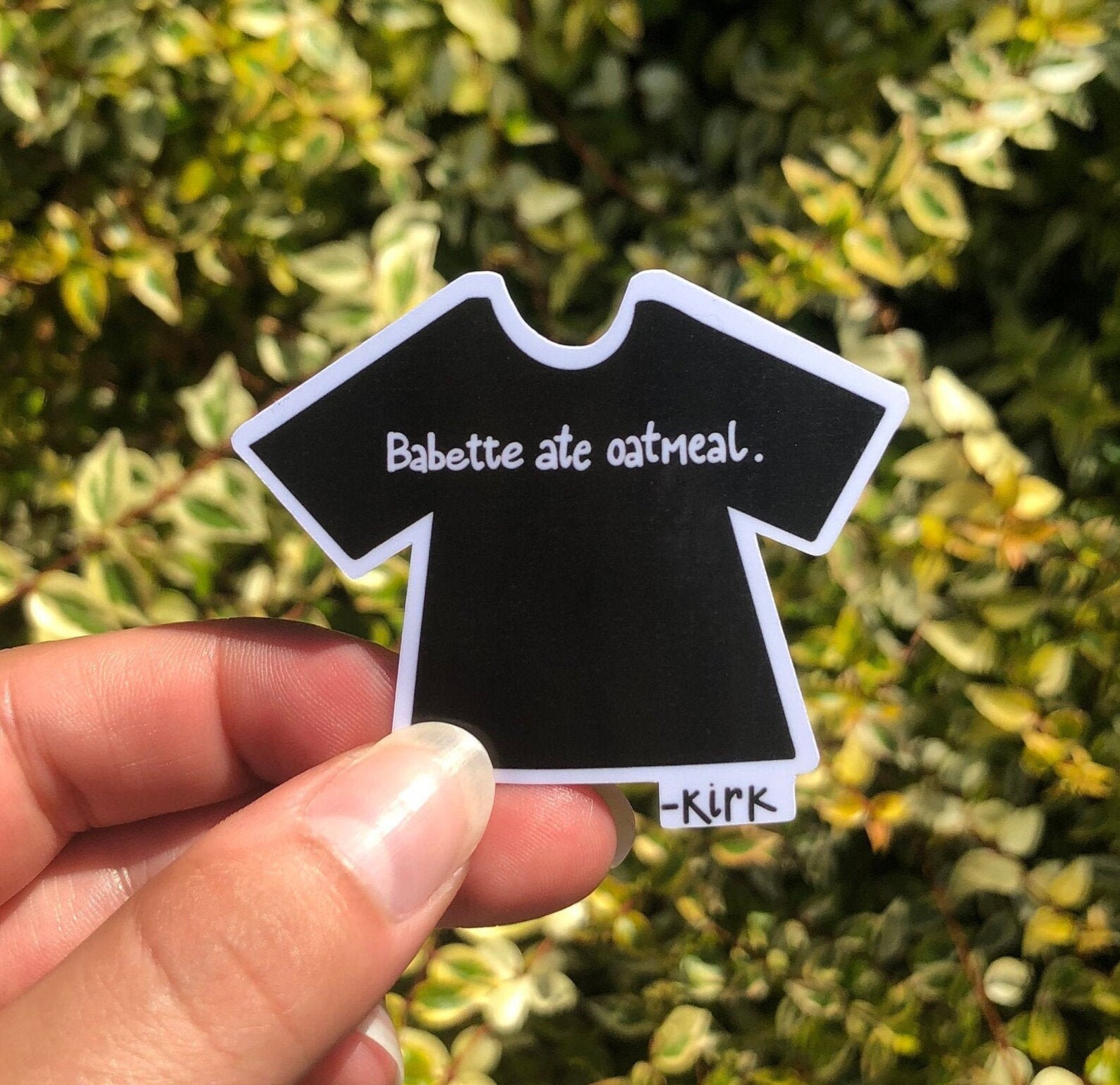 Babette Ate Oatmeal Sticker Vinyl Sticker Gilmore Girls - Etsy